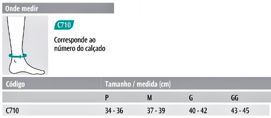 Sandália para Gesso Chantal C710 Tam PP - Bisturi Material Hospitalar